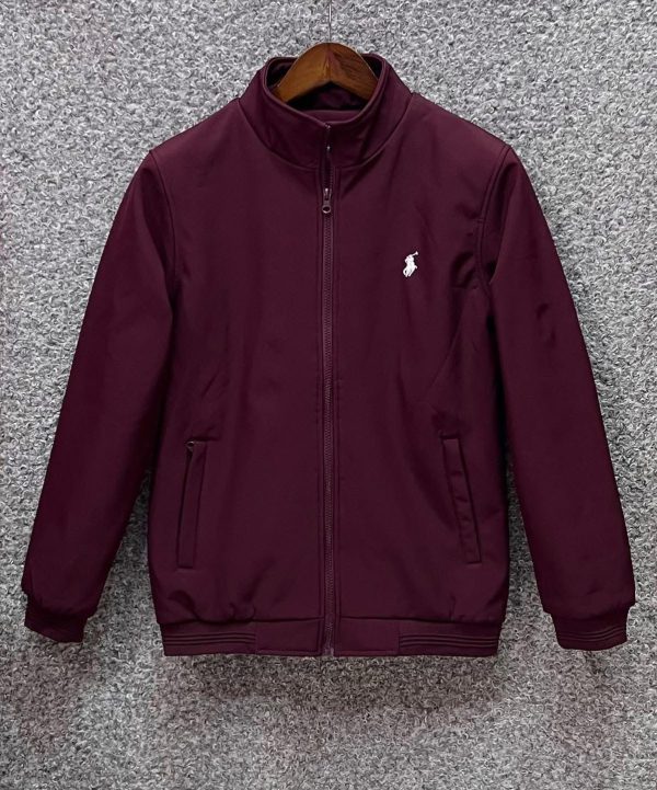Premium Winter Heavy Jacket With Hoodie - Maroon - ncsgallery